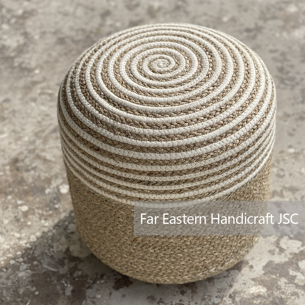 Water Hyacinth Stool 03 - Fehandicraft.com
