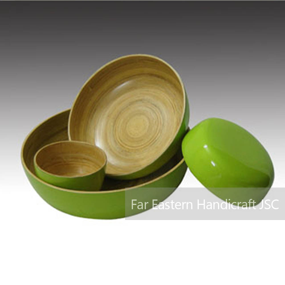 Bamboo Bowl Set 07 - Fehandicraft.com